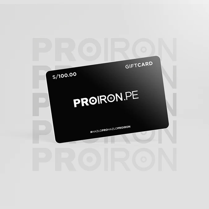 Tarjeta de Regalo o Giftcard Virtual | PROIRON Peru®️