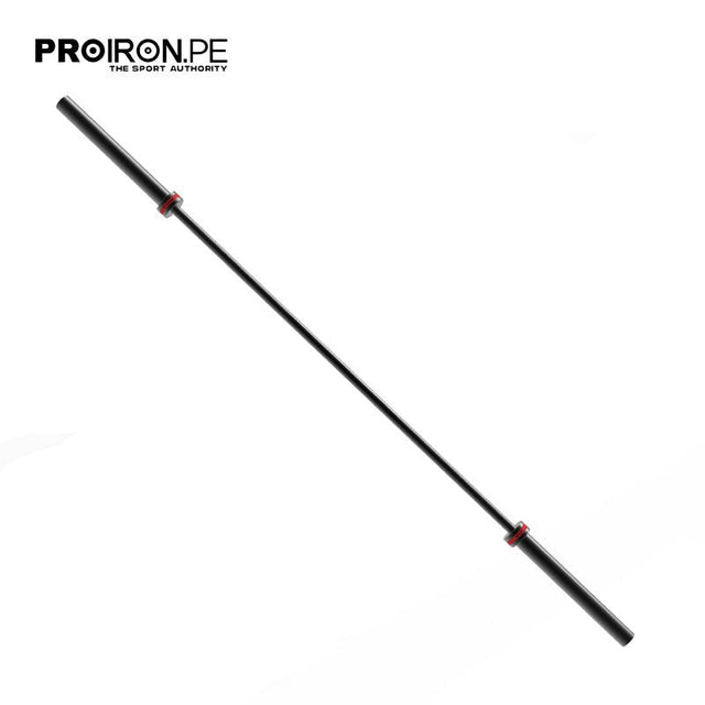 Barra Olímpica PRO Black Edition 450kg - 50mm - 220 cm | PROIRON Peru